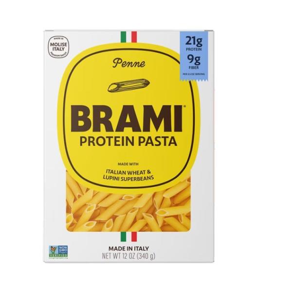 ルピニ豆を練り込んだペンネ形状のローカーボパスタで、イタリア産デュラムセモリナ小麦を使用したブロンズカット仕上げです。高たんぱく・高食物繊維かつ糖質控えめの設計で、トマトベースやクリームソースなど幅広いソースと相性の良いショートパスタです。