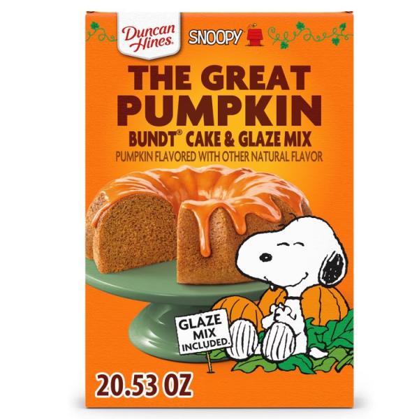 ダンカンハインズ スヌーピー ザ・グレート・パンプキン バントケーキ＆グレーズミックスは、パンプキン風味のバントケーキミックスとグレーズミックスがセットになった、秋らしいケーキ作りキットです。スヌーピーをモチーフにした季節感のある商品です。...