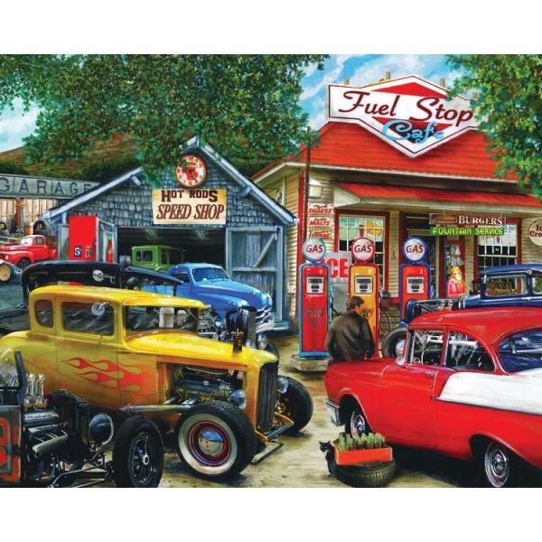Springbok Hot Rod Cafeは、大人向けの1000ピースジグソーパズルです。一つひとつ異なるユニークなカットのピースで、組み立てる楽しさを味わえます。100％リサイクルボードと非毒性の大豆由来インクを使用し、完成サイズは約7...