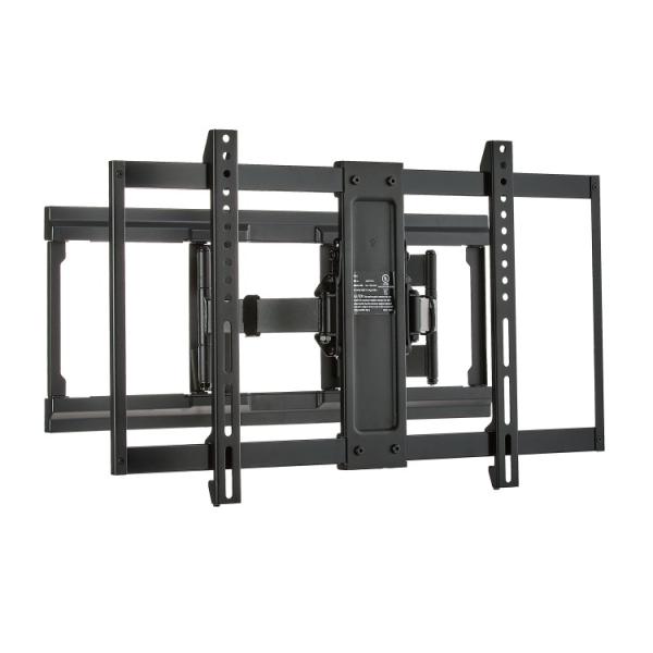 onn 50-86インチ（約127-218.4cm）超スリム・フルモーションTV壁掛けマウント。多くの50-86インチ（約127-218.4cm）テレビに対応。最大約54.4kgまで対応。テレビを壁から約3.5-29.6cmの位置に調整可能...