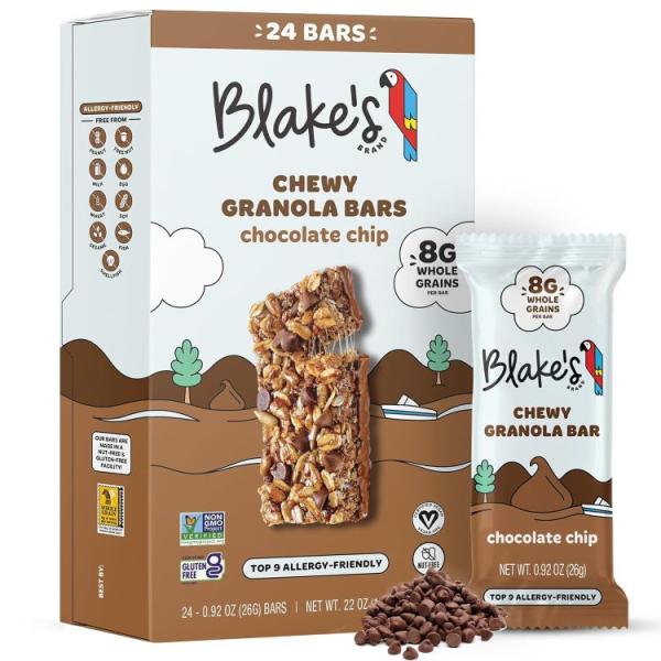 ブレイクス シードベース チューイーグラノーラバー チョコレートチップは、全粒オーツ麦やフラックスシード、ひまわりの種などを使用した、噛みごたえのあるバータイプのスナックです。 セミスイートチョコレートチップを加えた、チョコレート好きにも楽...