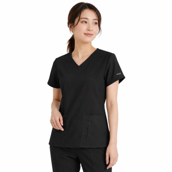 Grey's Anatomy by BarcoのCora 4ポケットトップは、やわらかな肌ざわりと動きやすさを兼ね備えたレディース用スクラブトップです。吸湿性に優れた素材が汗によるムレを軽減し、忙しいシーンでも快適な着心地をキープ。スポーツ...