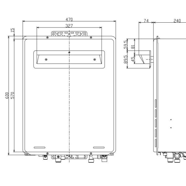 【商品情報】リンナイ　上方排気カバー　WOP-8301■対応機種RUF-205SAW(B)RUF-245SAW(B)RUF-A2405SAW(C)RUF-A2005SAW(C)RUF-A2015SAW(C)RUF-A1615SAW(C)RU...
