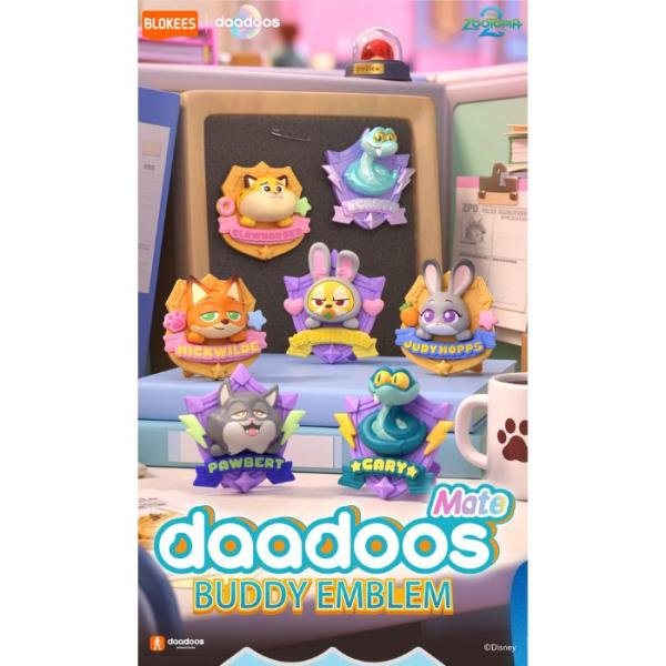 ズートピア daadoos MATE 01 バディ・エンブレムが登場!ラインナップは全6種+シークレット1種商品内容:・キャラクターパック×1・アクセサリーパック×1・取扱説明書×1・カード×1※シークレットが入っている場合は、6種類の内1...