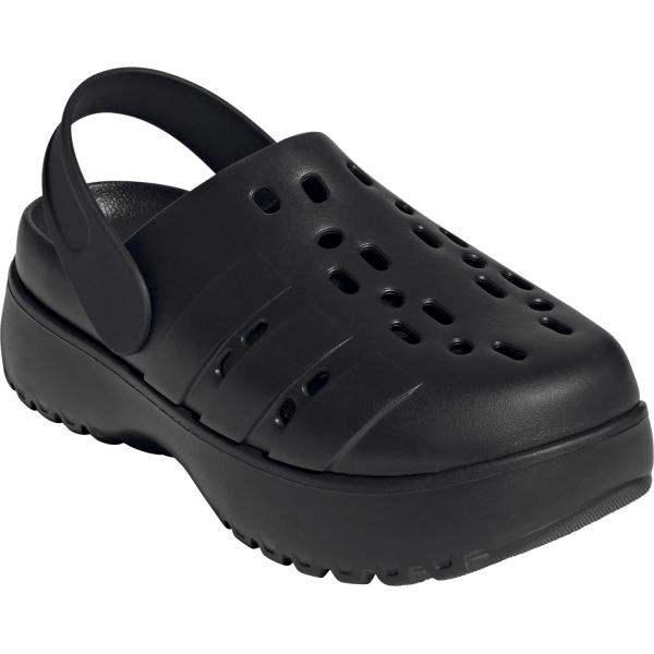アディダス adidas アディレッタ プラットフォーム クロッグ / ADILETTE PLATFORM CLOGS JP9577　クラシックなアディレッタサンダルのシルエットを、厚底デザインにアップデートした、アディレッタ プラットフォ...