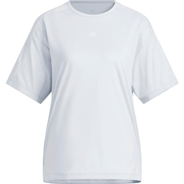 アディダス adidas トレーニング エッセンシャルズ プラス ルーズフィット ミッドレギュラー レングス 半袖 T シャツ  QF557　トレーニング エッセンシャルズ プラスのルーズフィットでミッドレギュラー丈の半袖 T シャツを着て...