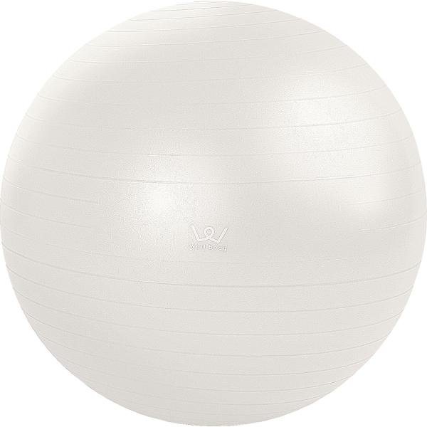 アルインコ ALINCO エクササイズボール65cm ホワイト  WBF065W　ボールに乗るだけ自宅で手軽に簡単エクササイズエクササイズからバランス運動、ストレッチなどに。