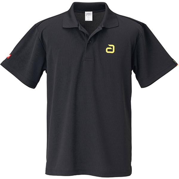 アンドロ andro ANDRO STANDARD POLO SHIRT ブラック×イエロー  300023023　卓球　試合にも出られるシンプルなポロシャツ。  爆買