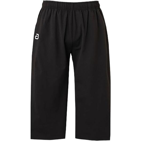 アンドロ andro アンドロ クロップドパンツ 2 ブラック  340023019　卓球　伸縮性に優れた、適度な厚みのストレッチ素材を使用。膝下までの 7 分丈で動きやすく、快適な着用感を実現。すっきりとしたシルエットで、着こなしやすい一...