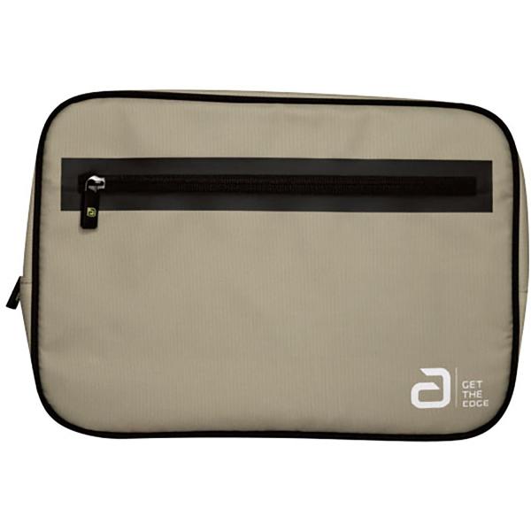 アンドロ andro アンドロ SQ ケース 3 ベージュ  410023028　卓球　初めてのラケットケースにもおすすめ。メンテナンスグッズを入れるインナーボード付。ネームスペースも有。最大でラケット 2 本収納可能。