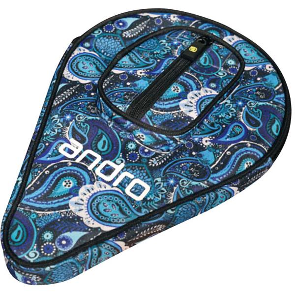アンドロ andro アンドロ ベーシック SP ケース 3 PS ブルー  410023035　卓球　カラーリングが豊富なラケット 1 本用ケース。ボール収納ポケット付き。