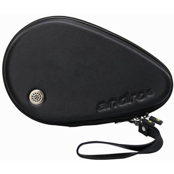 アンドロ andro フルデザイン ハードケース ブラック 卓球ラケットケース FULL DESIGN HARD CASE  412003　卓球　耐久性が高く、ラケットをしっかりガードするハードケース。エアリング付で通気性も良い。最大でラケ...