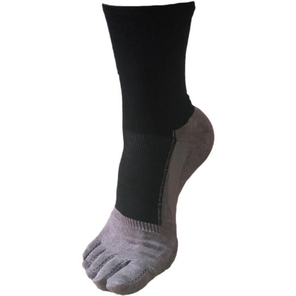 アールズコート EARLSCOURT アールズNANOソックス5本指 EC-A021  ECA021 002　サッカー　通常のソックスの2.7倍のグリッ力を発揮。髪の毛の1/7500の細さの特殊繊維を生地に使用。生地自体に加工している為、耐...