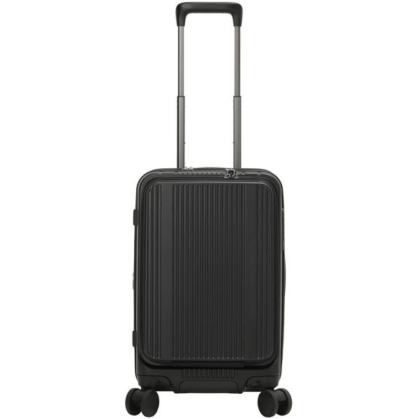 バーマス BERMAS INTER CITY BS フロントオープン 50C 37L 6055510　快適な移動とスマートな使い心地を追求したフロントオープンキャリー。荷物の増減に対応できる拡張機能を搭載し、静粛性の高い大径キャスターがスト...