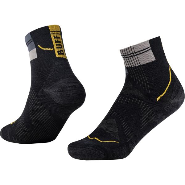バフ BUFF COOLNET QUARTER SOCKS CQ GRAPHITE S 605085　アウトドア　軽量で通気性のある COOLNET ソックスは、 HEIQ SMART MINT COOLING AND ODOR TECHN...