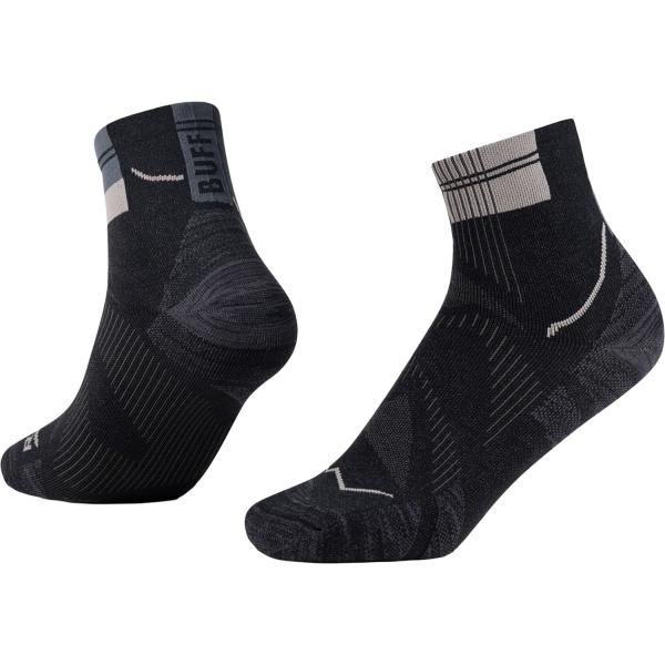バフ BUFF COOLNET QUARTER SOCKS CQ BLACK L 605146　アウトドア　軽量で通気性のある COOLNET ソックスは、 HEIQ SMART MINT COOLING AND ODOR TECHNOLO...