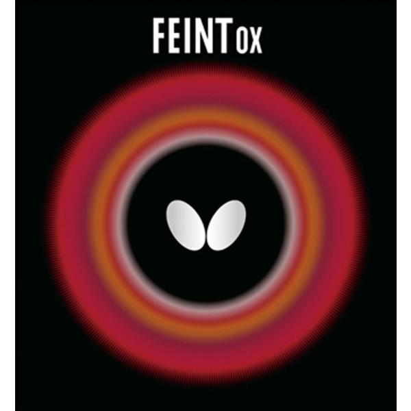 バタフライ Butterfly フェイントOX ツブ高ラバー 一枚 スポンジなし 低弾性 軽量 安定性4 変化8 部活 練習 トレーニング 試合 大会 変則打球 クラブ 学校  00060 006　卓球　性能のバランスが良いツブ高1枚ラバー...