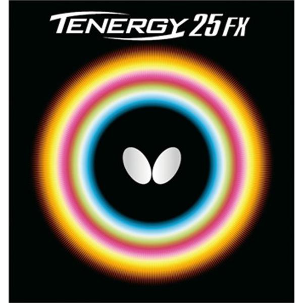 バタフライ Butterfly テナジー25FX ハイテンション裏ラバー 裏ソフト TENERGY コントロール性 安定性 前陣攻守 スプリングスポンジ搭載 スポンジ硬度32 部活 練習 試合  05910 278　卓球　[テナジー]シリー...