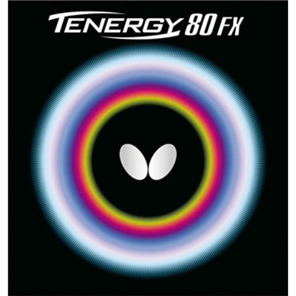 バタフライ Butterfly テナジー80FX ハイテンション裏ラバー 裏ソフト TENERGY スピン スピード 安定性 スプリングスポンジ搭載 スポンジ硬度32 部活 トレーニング 試合  05940 278　卓球　[テナジー]シリー...