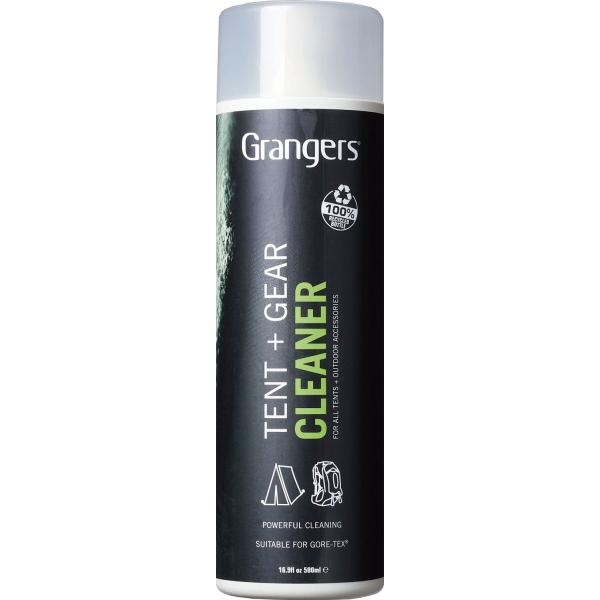 グランジャーズ Granger's テント + ギアクリーナー 500ML 1500025　アウトドア　環境に優しい、水に混ぜて使用する水性クリーナーです。テントやバックパックの生地にダメージを与えることなく洗浄し、抗菌効果も発揮します。