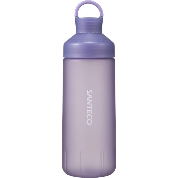 サンテコ SANTECO オーシャンビバレッジボトル パステル710パープル 水筒 細口 パステルカラー 半透明 軽量 携帯 ハンドル付きキャップ 水分補給 SNS映え フィットネス  871187　アウトドア　軽さと抜群の強度を誇るトライ...