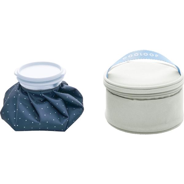 コジット COGIT 保冷ケース付き氷のう S ドット  92111　暑さ対策にアイシングにバッグに入れて。広口で氷を入れやすい。  爆買