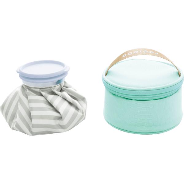 コジット COGIT 保冷ケース付き氷のう S ストライプ  92112　暑さ対策にアイシングにバッグに入れて。広口で氷を入れやすい。  爆買