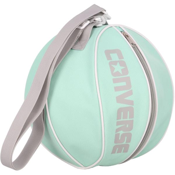 コンバース CONVERSE ボールケース  C2551097　コンバースの 1 個入れボールケース。 7 号球にも対応。ショルダーベルトは着脱可能で、フックはバッグに装着可能。  爆買