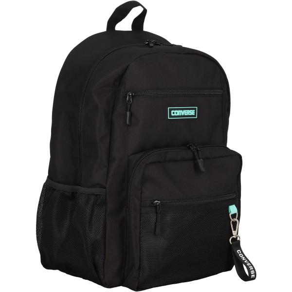 コンバース CONVERSE リュック  C261011　部活動はもちろん通学でも活躍するリュック。撥水加工の素材を採用し防汚性にも優れている。本体内は PC スリーブも装備。毎日の通学に頼れるデイリーリュック。