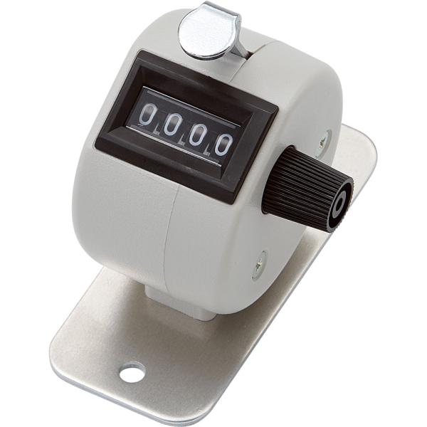 ダンノ DANNO 数取器 軽量型・台付式 軽量 4桁表示 リセット機能付き カウンター カウントアップ 度数計 計測 交通量調査 野鳥観察 トレーニング カウント   D1308　4桁表示(0〜9999)、allリセット機能付き、取付ベー...