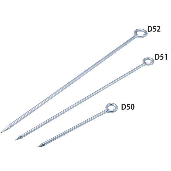 ダンノ DANNO グランドクイ 直径16×500 グラウンド グランド 目印 杭 くい 釘 グランドマーカー 運動会 立ち位置 体育祭 ダンス 整列 集団行動 トラック  D50　ロープを通して地面にさす杭です。  爆買