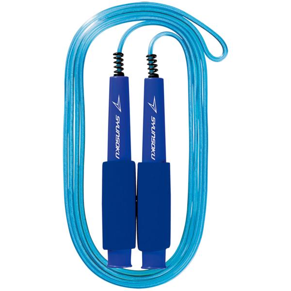 デビカ DEBIKA デビカ debika グッズ なわとび 瞬足なわとびHF ライトニングブルー 体育 小学校 ダイエット 大人 子供 トレーニング  103565　ロープの芯にファイバー(繊維)を埋め込んだ二重構造。ロープのエッジが軽快...