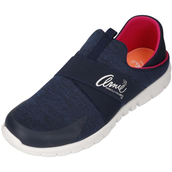 アーノルドパーマー Arnold Palmer スリッポン レディース AN0909 靴 くつ スニーカー シューズ かかとが踏める クロスベルト シンプル 通勤 通学 レジャー 旅行 トラベル 女性  AN0909 505　脱ぎ履きのしや...