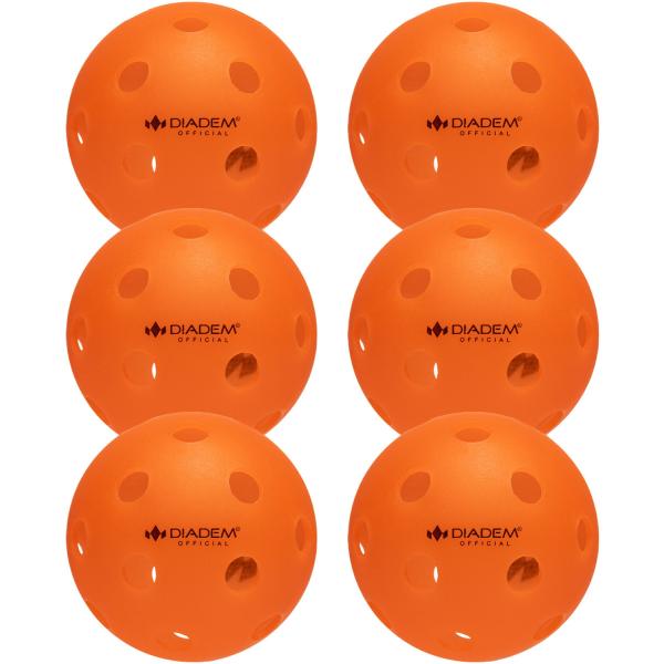 ダイアデム DIADEM ダイアデム DIADEM パワーピックルボール PW PICKLEBALL INDOOR 6個入 インドア用 生涯スポーツ 球技 ボール USAPA認定  TPB006　USAPA商品。耐久性のあるプラスチックを使...