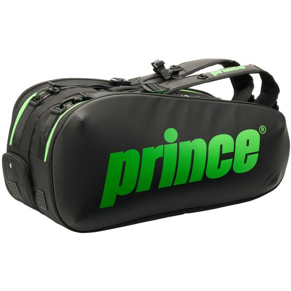 プリンス Prince ラケットバッグ 6 本入  TT602　テニス　PRINCE ファンの社会人プレーヤーや、学生におススメのラケットバッグ。時代とともに移り変わってきた PRINCE グリーンのカラーの歴史を、繊細なグラデーションで再...