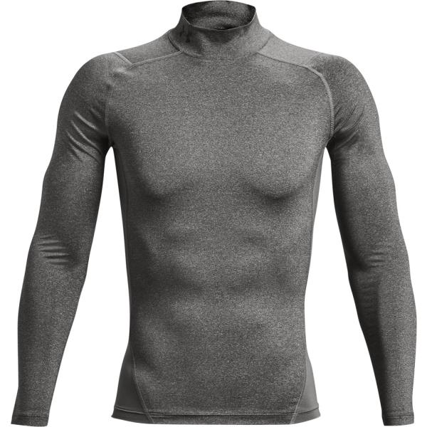 アンダーアーマー UNDER ARMOUR UA ヒートギアアーマー ロングスリーブ シャツ モック メンズ 長袖 インナー アンダーウェア 吸汗速乾 通気性 トレーニング 抗菌防臭 ストレッチ 伸縮  1369606 090　通気性を高め...