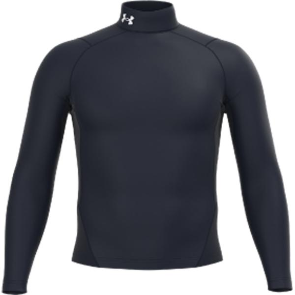 アンダーアーマー UNDER ARMOUR UA ヒートギアアーマー ロングスリーブ シャツ モック メンズ 長袖 インナー アンダーウェア 吸汗速乾 通気性 トレーニング 抗菌防臭 ストレッチ 伸縮  1369606 410　通気性を高め...