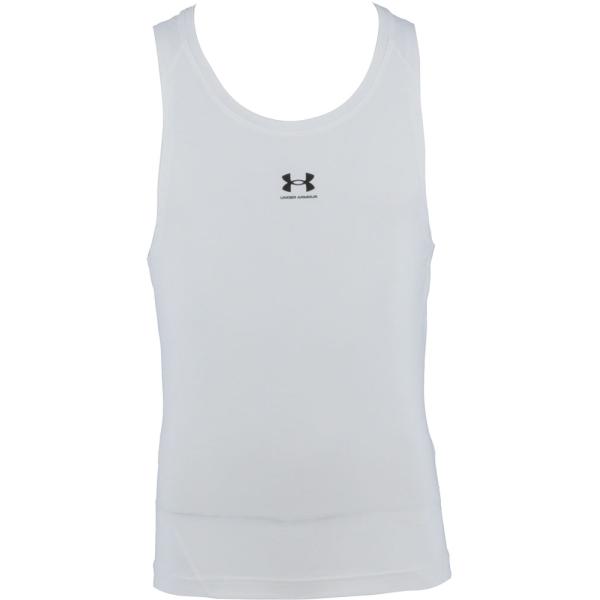アンダーアーマー UNDER ARMOUR UA ヒートギア コンプレッション スリーブレス タンク メンズ インナー アンダーウェア ノースリーブ トップス 吸汗速乾 通気性 抗菌防臭 部活 クラブ  1371947 100　バスケット　...