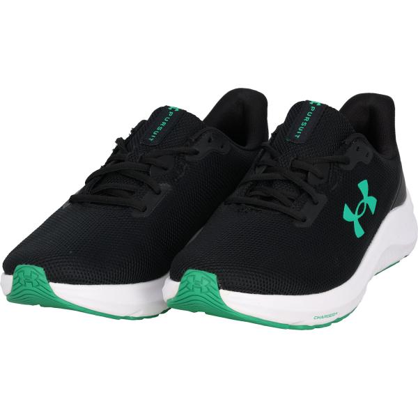 アンダーアーマー UNDER ARMOUR 陸上 ランニング UAチャージド パスート4 メンズ シューズ 靴 軽量 通気性 トレーニング ジョギング 長距離 マラソン クッション性 フィット  3028254　履き口とシュータンの下に配置...