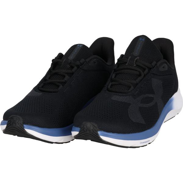 アンダーアーマー UNDER ARMOUR 陸上 ランニング UAチャージド パスート4 ビッグロゴ メンズ シューズ 靴 軽量 通気性 トレーニング ジョギング 長距離 マラソン クッション性 フィット  6000597　履き口とシュータ...