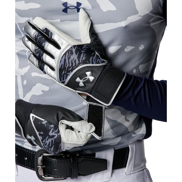 アンダーアーマー UNDER ARMOUR 野球 ソフトボール UAアンディナイアブル バッティンググローブ 両手用 メンズ 手袋 バッテ 高グリップ力 フィット感 試合 部活 クラブ ベースボール  6012834　契約選手と共に改良を加...