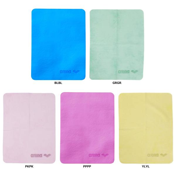 アリーナ arena セームタオル M AS5STW11U　スイミング　吸水性、保水力が高く、持ち運びに便利なサイズのセームタオル。吸水性が高いため、スイミングやシャワーの後に簡単にからだを拭くことができるタオル。吸水後も手で絞ることですぐ...