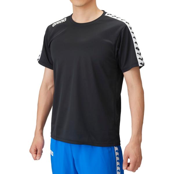 アリーナ arena Tシャツ メンズ レディース 男性 女性 大人 水泳 競泳 スイム プール 半袖 トップス ドライメッシュ チームウェア 大会 練習 トレーニング 移動 部活動  AS6SHT10U　スイミング　ドライメッシュ素材のT...