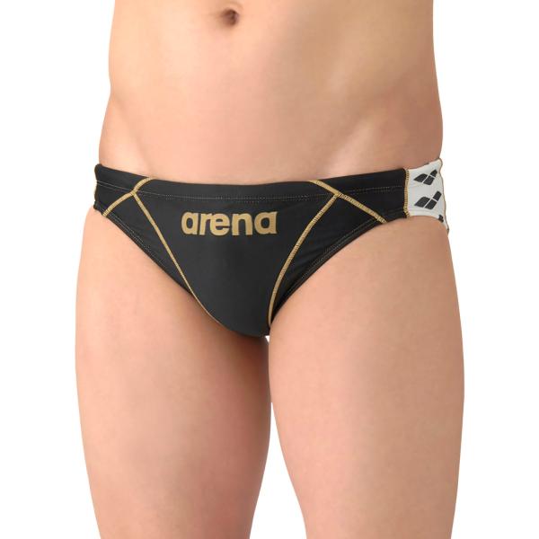 アリーナ arena トレーニングブリーフ 水着 メンズ 男性 大人 水泳 競泳 スイム ウェア プール フィットネス 練習 耐久性 ハード 部活動 クラブ スクール サークル  AS6SWM45M　スイミング　サイドにアリーナロゴを配置し...