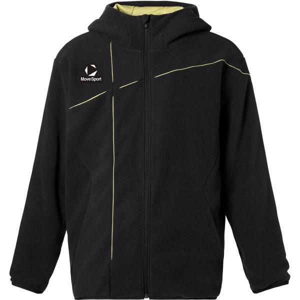 ムーブスポーツ MOVESPORT フリースジャケット メンズ 上着 アウター ジャージ 防寒 保温 ロゴワッペン トレーニング フィットネス ジム 練習 部活 クラブ サークル チーム  ST6SSWT1M　右胸にブランドロゴワッペンをあ...