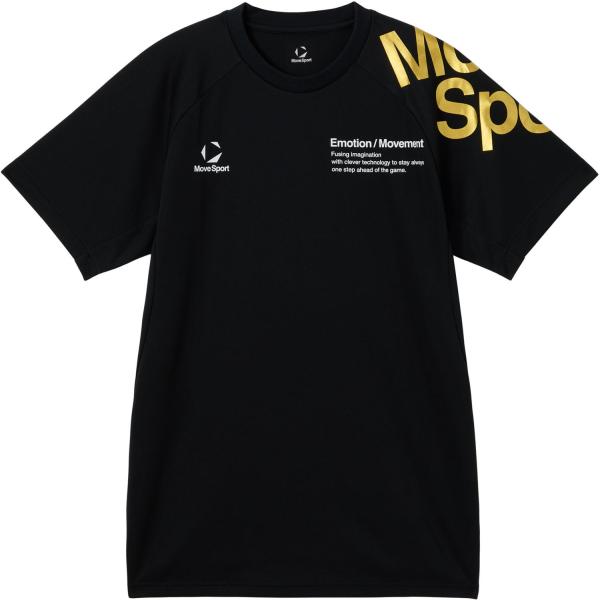 ムーブスポーツ MOVESPORT 半袖プラクティスシャツ ユニセックス Tシャツ ショートスリーブ トップス 練習着 プラシャツ 吸汗速乾 部活 クラブ サークル チーム 練習 トレーニング  SV6SHT11U　バレーボール 　肩部分の...
