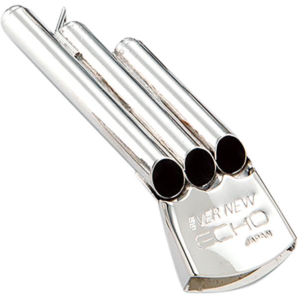 エバニュー Evernew 三管笛 体育 授業 体育授業 体つくり 部活 運動 笛 EKB205　競技でも使用可能なこだわりの真鍮製ニッケルメッキの三管単管笛です。真鍮製は音の響きがプラ製とは一味違います。環境にやさしい鉛フリーはんだ仕様で...