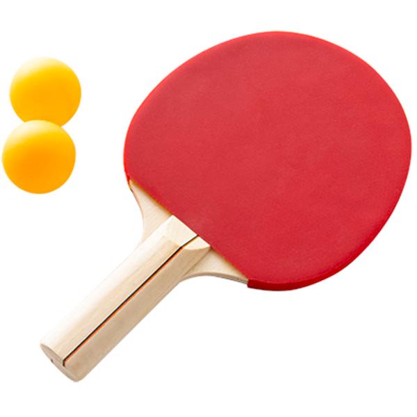 エバニュー EVERNEW 卓球ラケットボールセット セット商品 ラケット ボール 学校体育 授業 体育 クラブ 部活 練習 初心者  EKD400　卓球　エバニューの卓球セットは、ラケットとボールが2個付いています。ラバー両面は、赤色・黒...