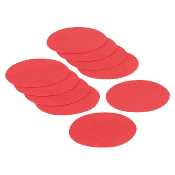 エバニュー Evernew マーカープレート 学校体育 体育 部活 授業 クラブ チーム ETE153 100　整列時の並ぶ位置や、運動時に競技エリアを区分する範囲目印・ケンケンパの様なジャンプ運動をする際の着地マークとして活用が出来ます。...