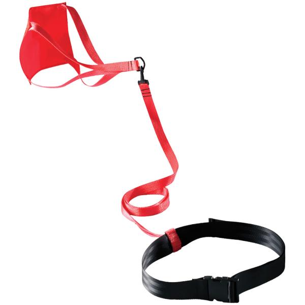 フィニス FINIS Swim Parachute Red 8 Inch  105110102　スイミング　負荷用パラシュート耐久性の高いパラシュートにつながれた快適で調節可能なナイロンベルトにより運動中の水の抵抗を大きくする。加えられた負...
